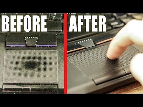 ThinkPad TouchPad sticker replacement for 3$ DIY tested