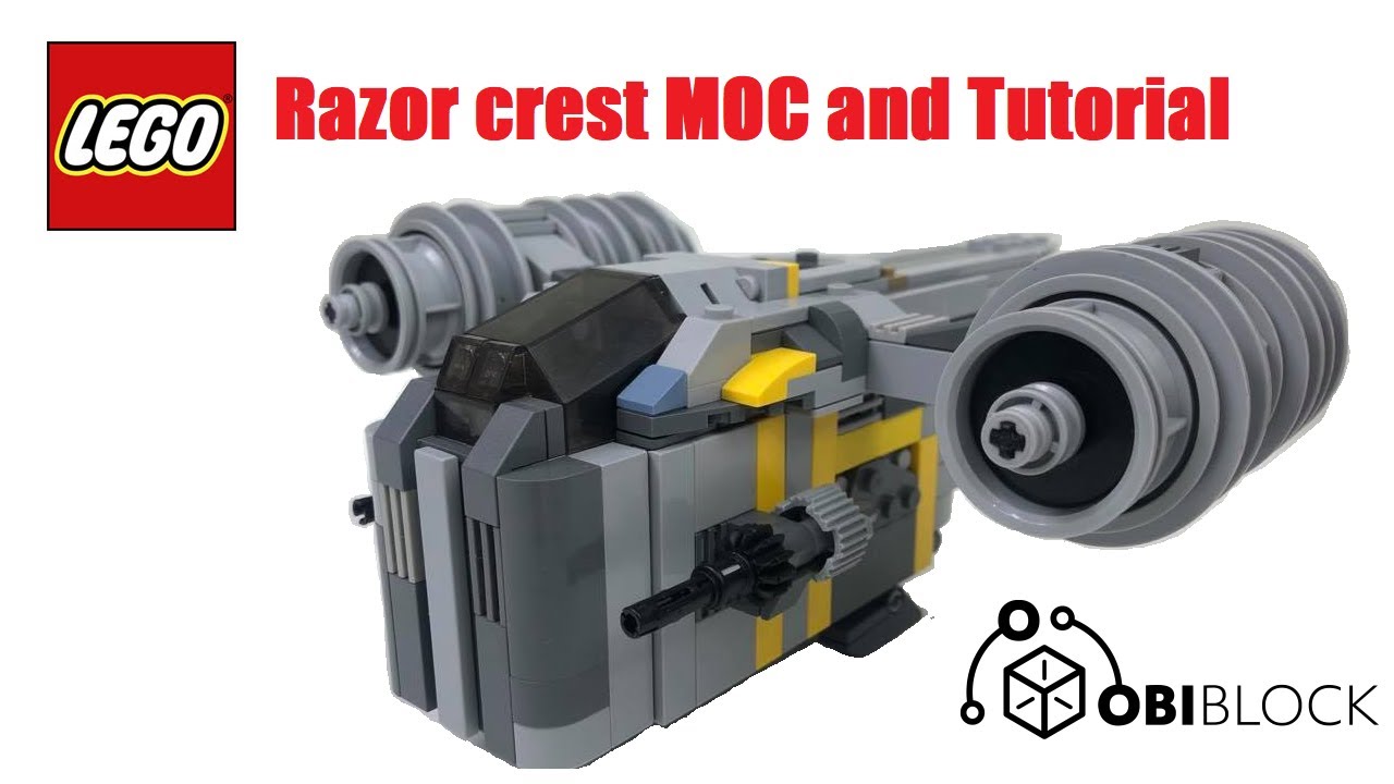 Lego Razor crest moc | tutorial - YouTube