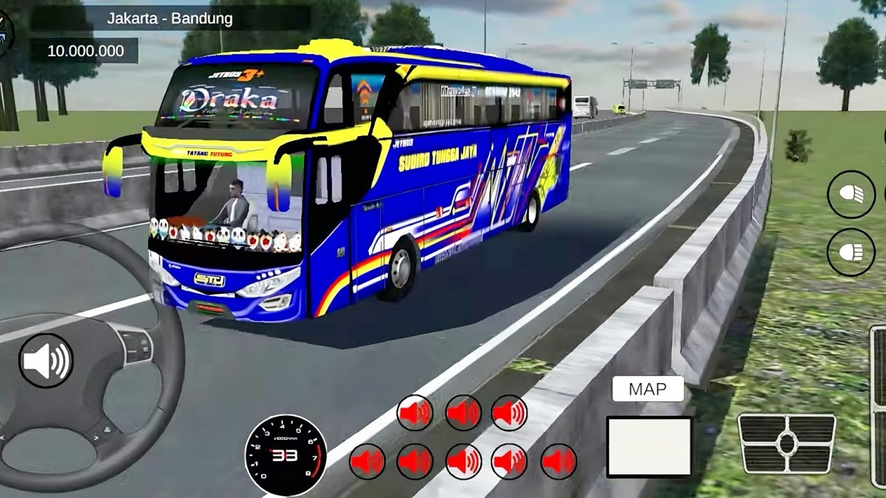 Bus Pariwisata Sudiro Tungga Jaya Draka Basuri l Bus Telolet Basuri ...