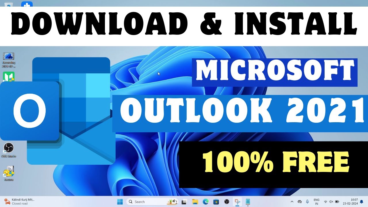 How to Download & Install Microsoft Outlook2021 - 100% FREE [Genuine ...