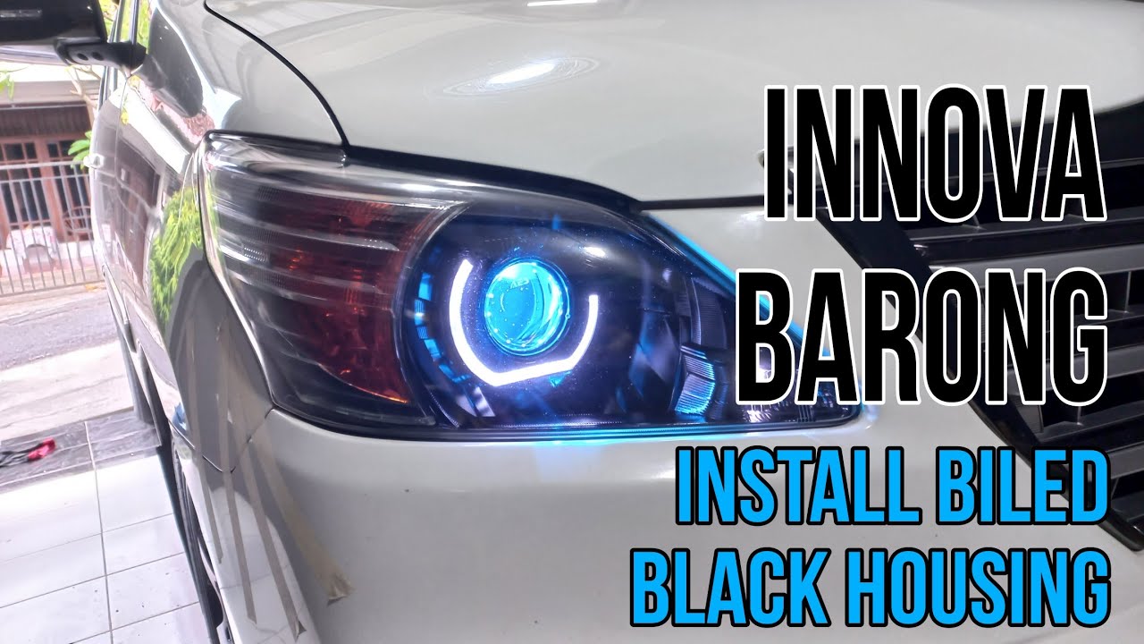 Modif Headlamp Innova Barong Keren dan Terang Banget - YouTube