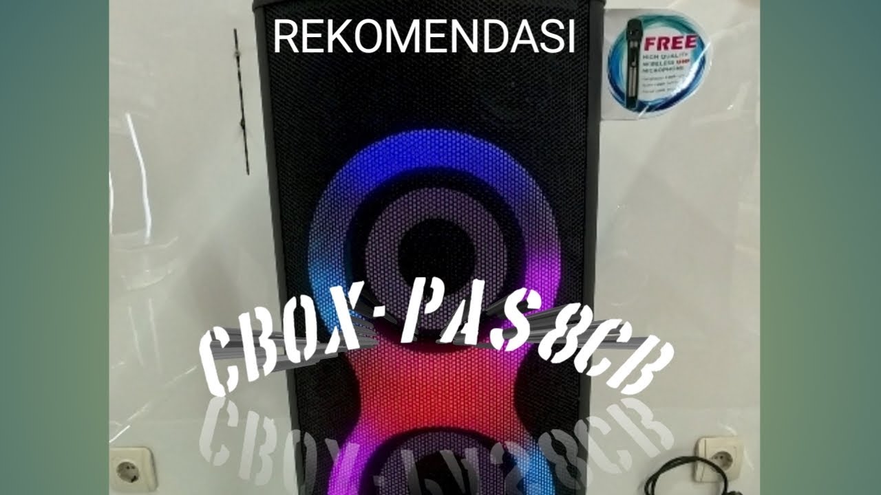 REKOMENDASI SPEAKER SHARP CBOX-PAS8CB, SUARA JOZZ GAK RUGI - YouTube