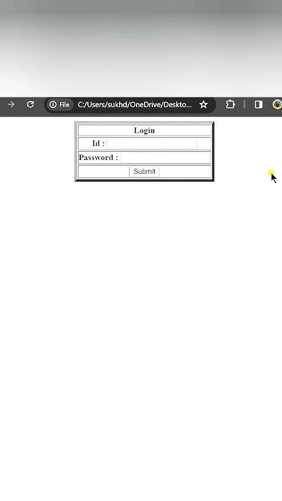 Login Form , Data Store And Show Message Using HTML And JavaScript #html #css #coding # ...