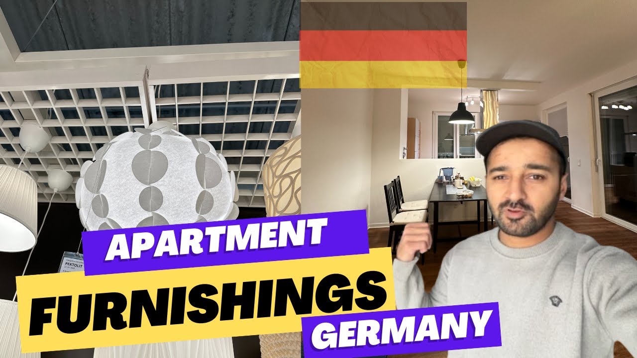 Apartment furnishings and rent in Germany 🇩🇪 - YouTube