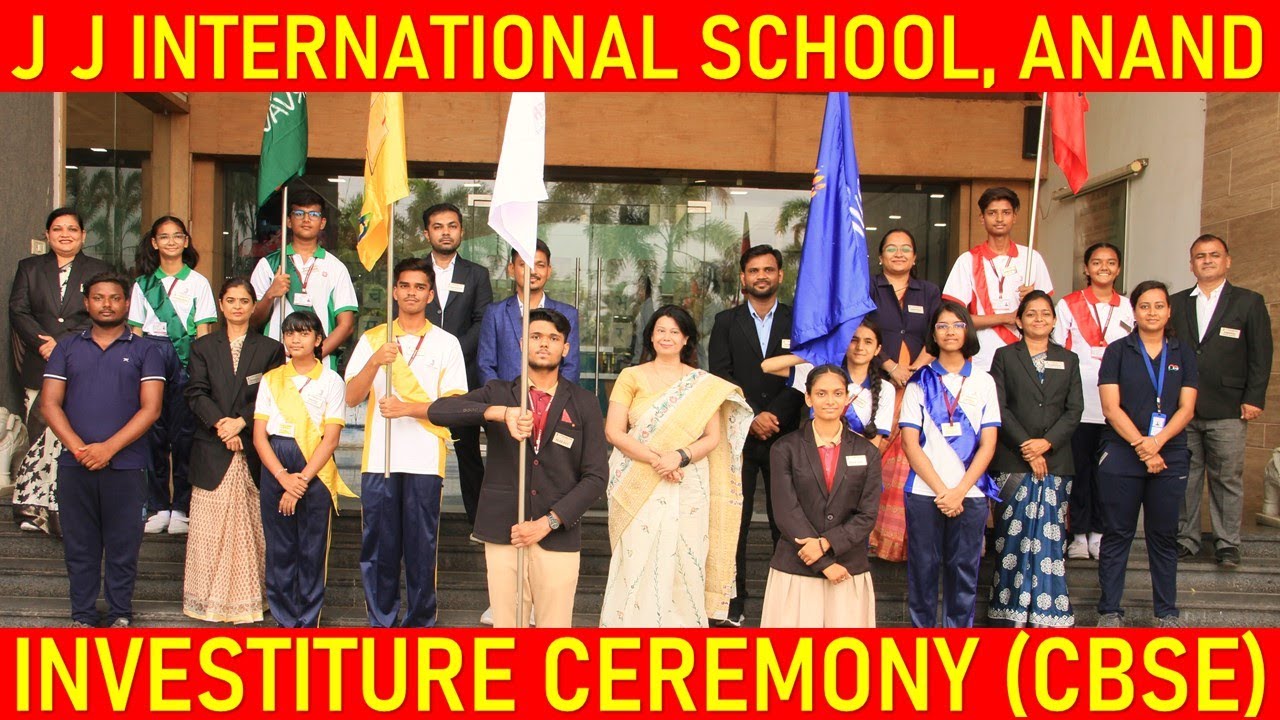 Investiture Ceremony 2024 | J J International School Anand - YouTube
