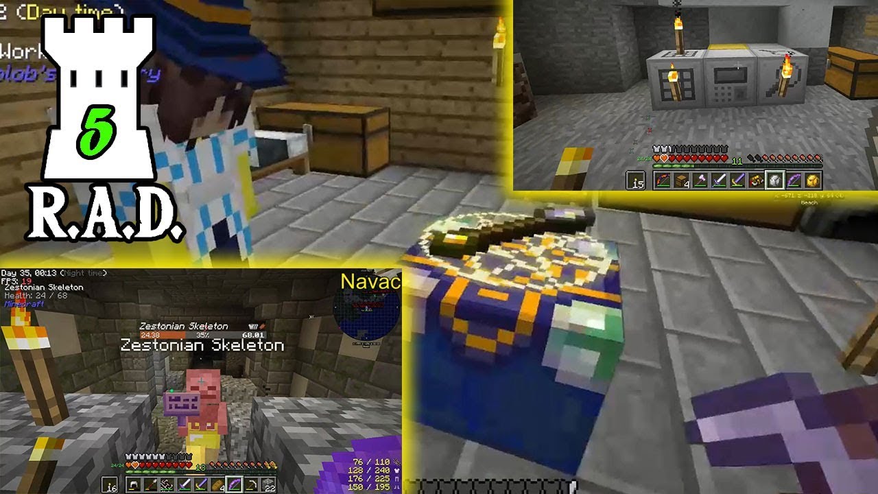 Magic and Storage | RAD Minecraft | Part 5 - YouTube