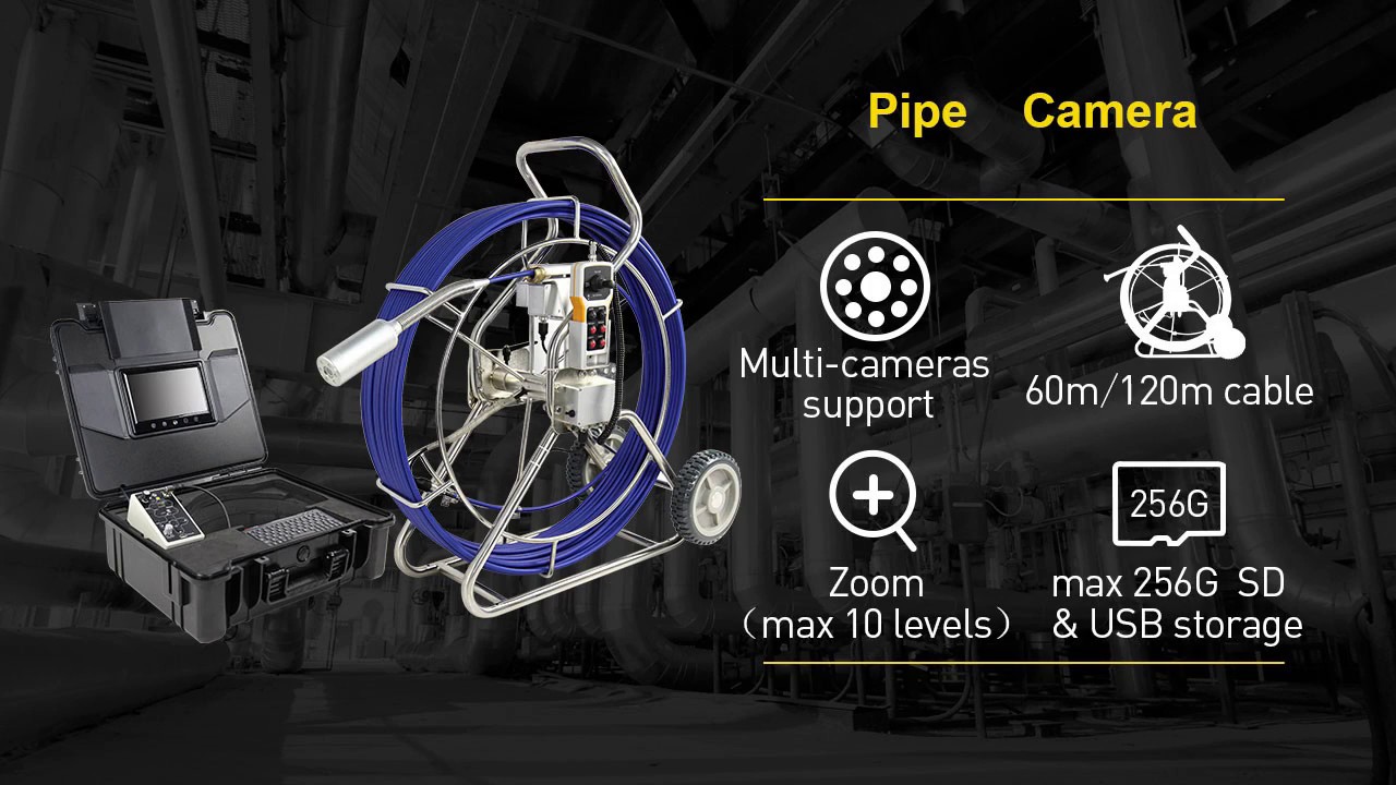 The demo video for WOPSON Pipe Inspection Camera - YouTube