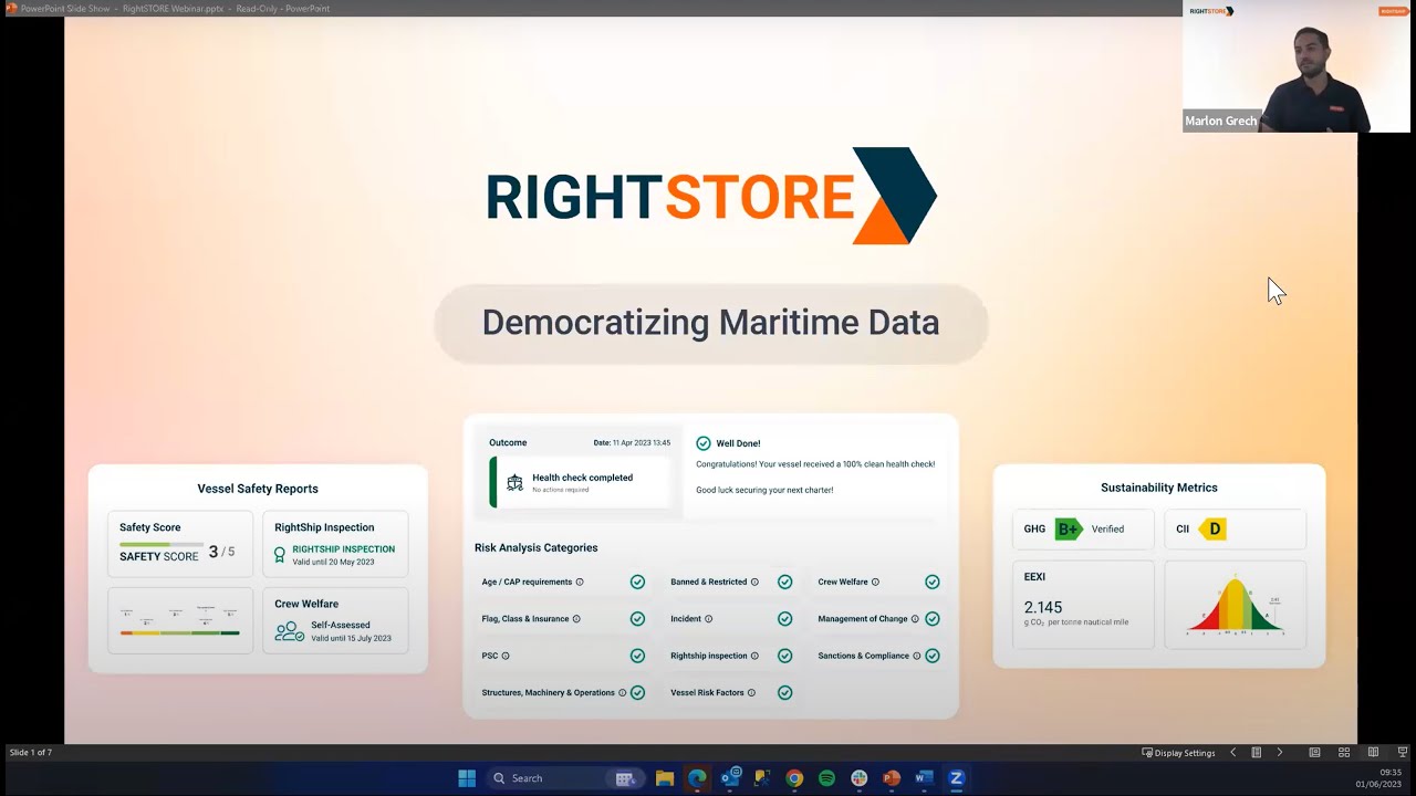 Webinar: Unlock vessel and company insights with RightSTORE - YouTube