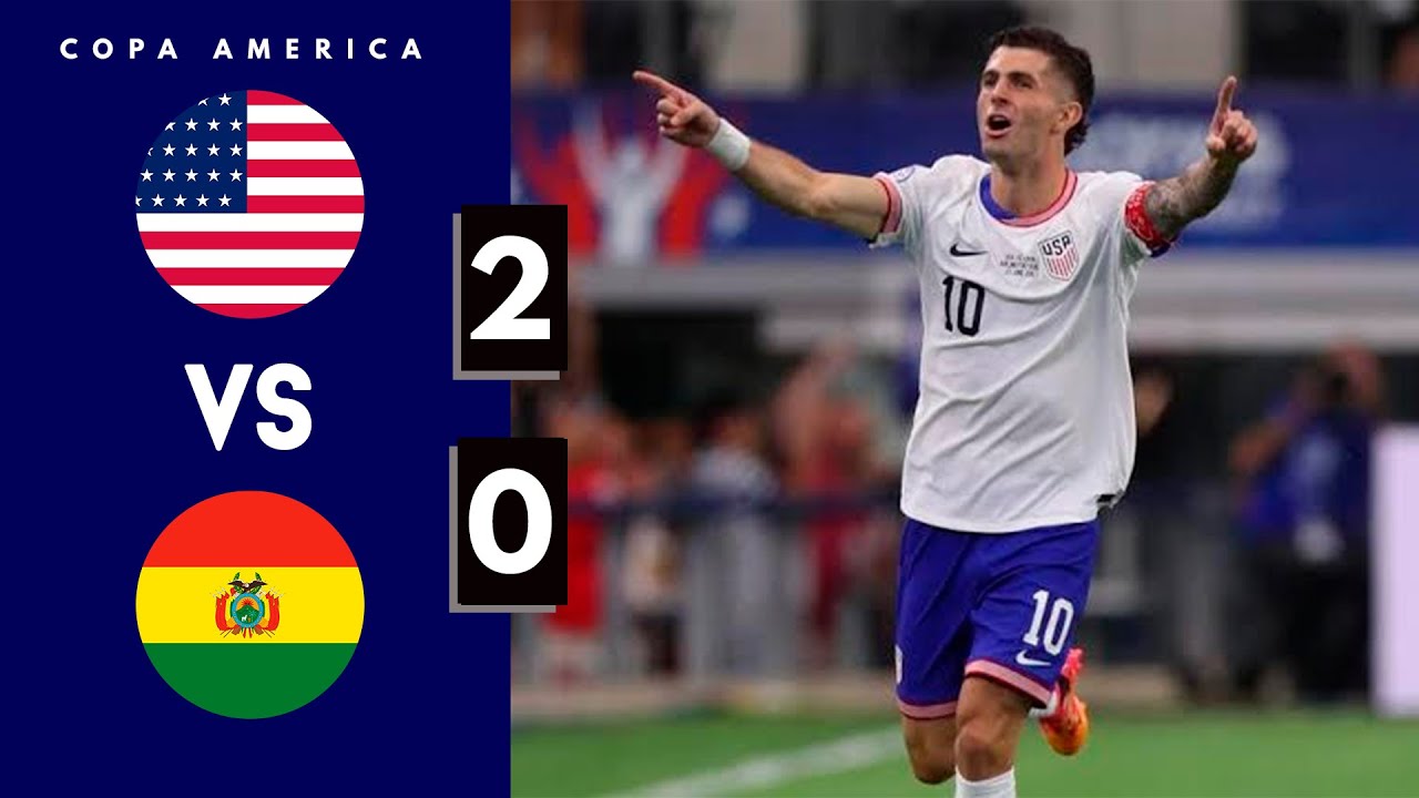 USA vs Bolivia 2-0; What A banger by Pulisic; Extended Highlights & All ...
