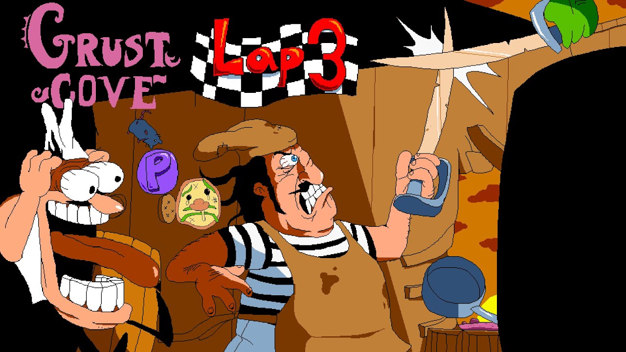 Pizza Tower - Crust Cove Lap 3 P Rank - YouTube