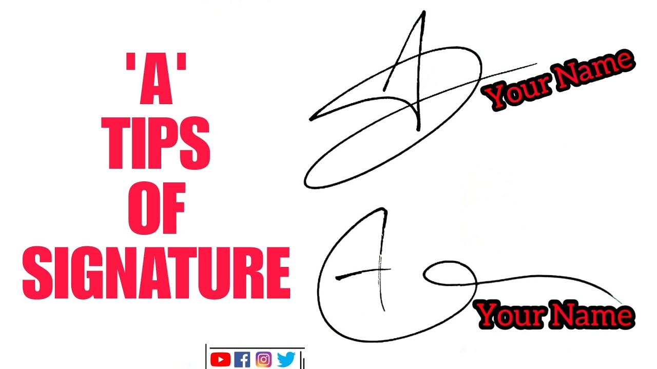 How To Create Signature Tips For Autograph Design Signature Tips How To Create Signature Tips For Autograph Design Signature Tips