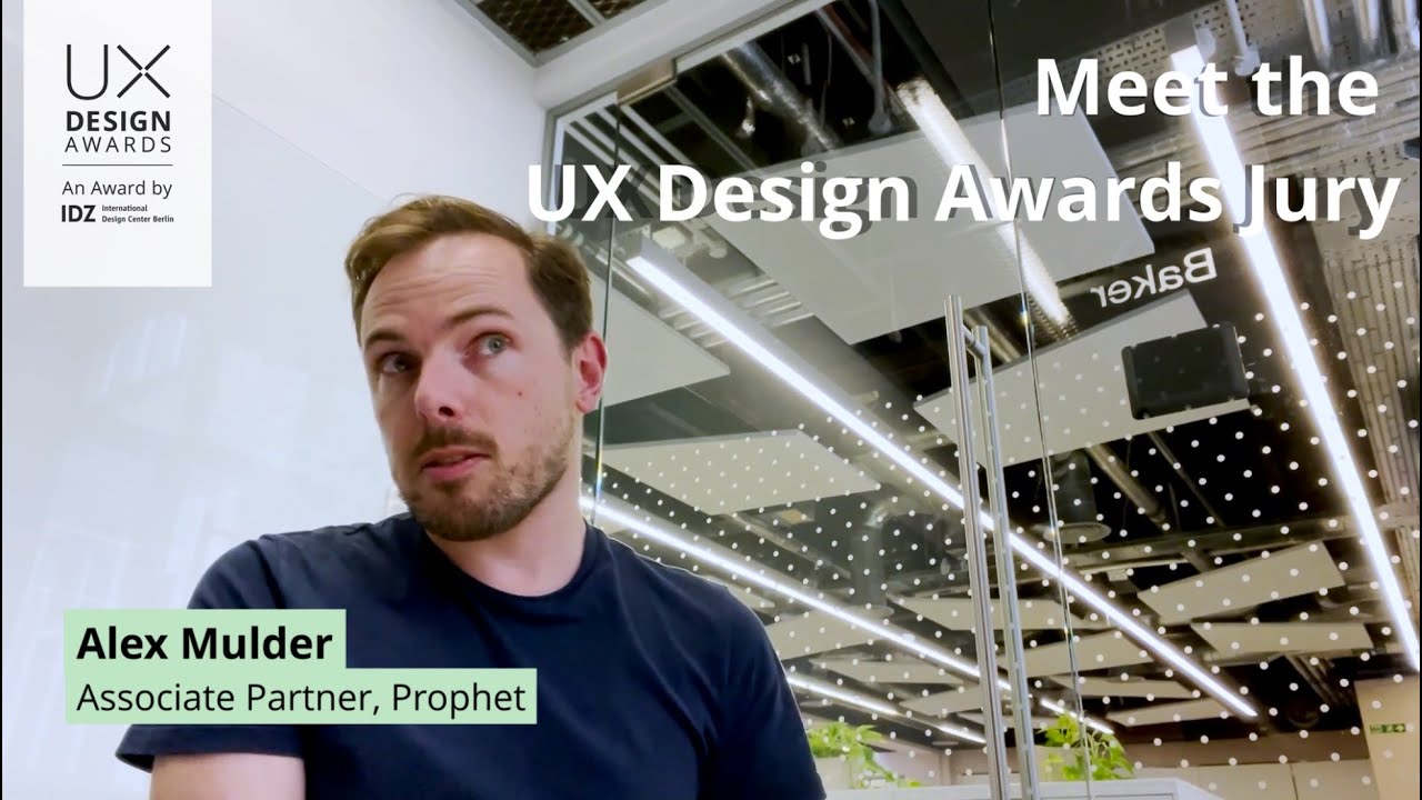 Meet the UX Design Awards jury: Alex Mulder - YouTube