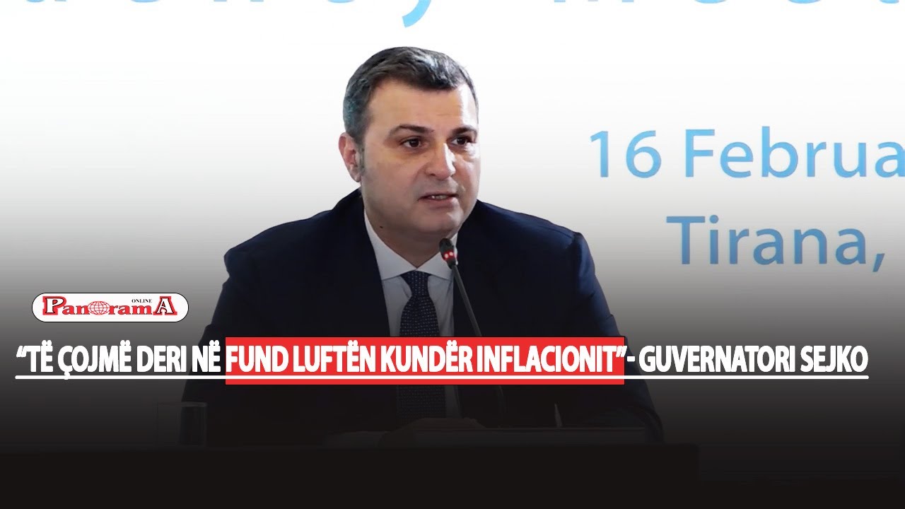Guvernatori Sejko: Duhet të jemi të përgatitur për të përballuar ...