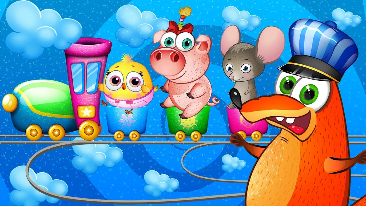 🚂 Funny Colorful Train: A Musical Journey with Kids Songs & Nursery ...