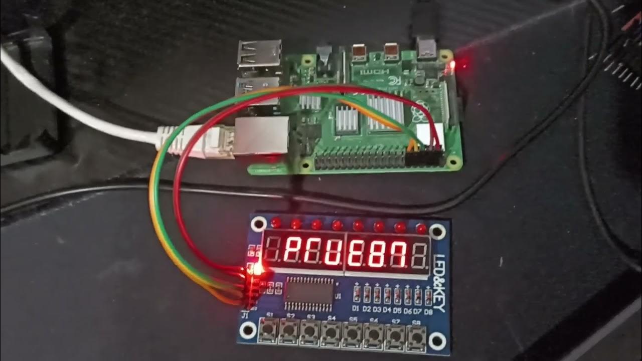 Funcionamiento de pantalla LCD 16X2 y modulo TM1638 - YouTube