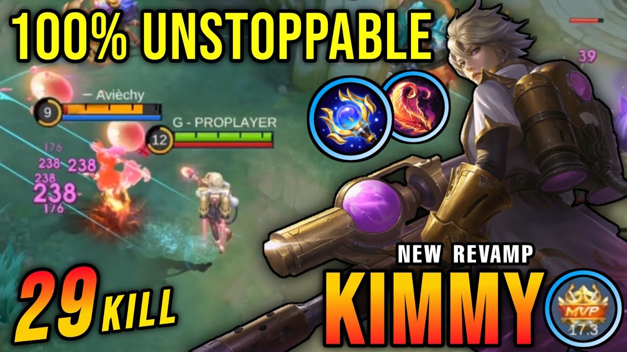 29 Kills No Death!! Kimmy Revamp 100% Unstoppable!! - New Revamp Tryout ...
