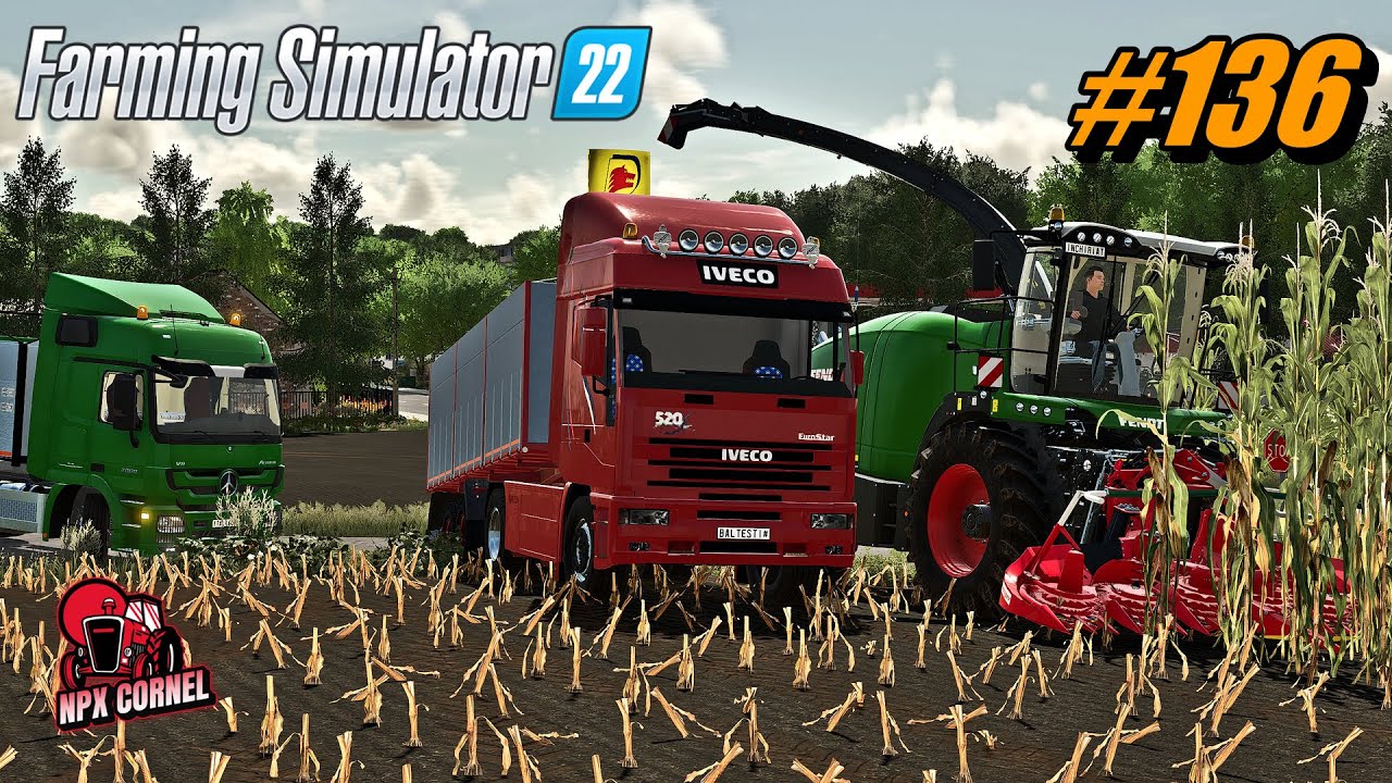 #fs22 Roleplay Romania/La tocat de porumb pentru nutret insilozat/#136 ...
