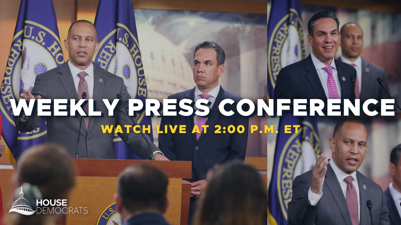 Weekly House Democrats Press Conference 12.6.22 | People Over Politics ...