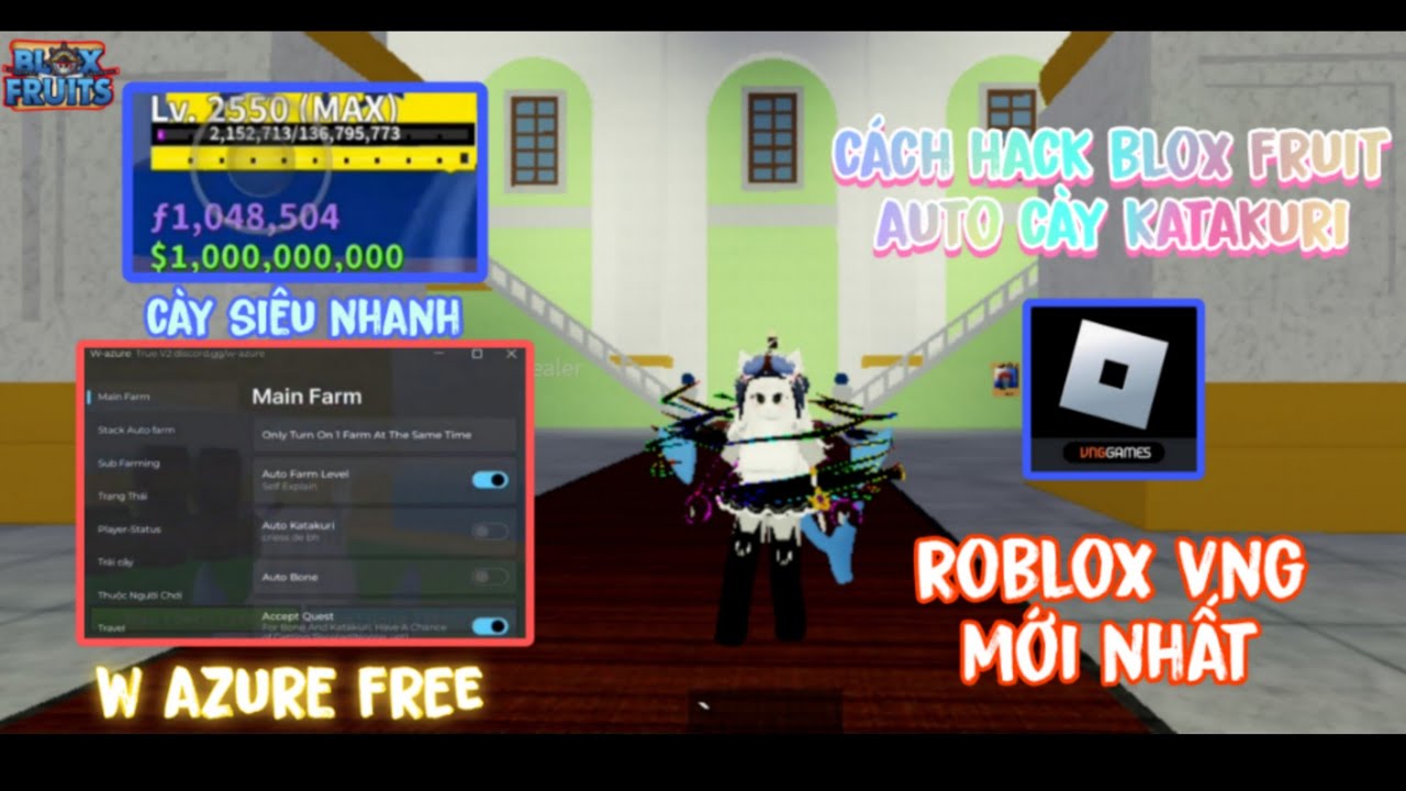 Cách Hack Auto Cày Katakuri , Auto Cày Fragment | W Azure Hub | No Key ...