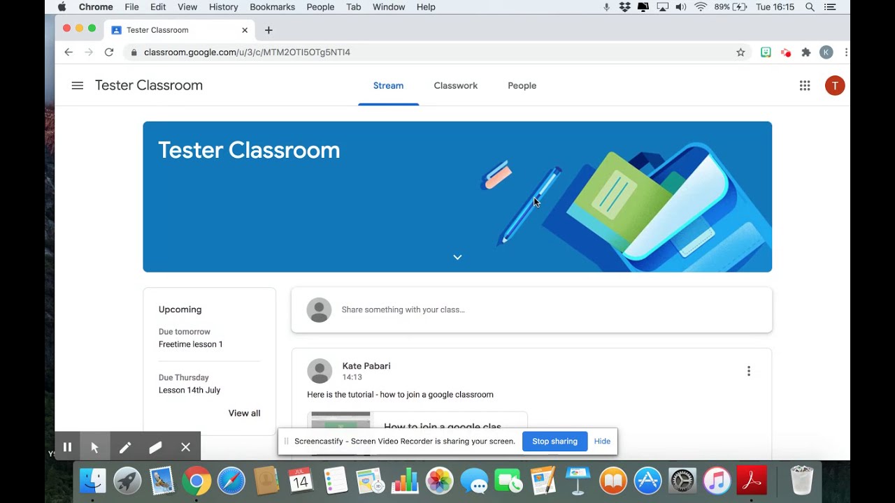 How to access assigned work and submit it - YouTube