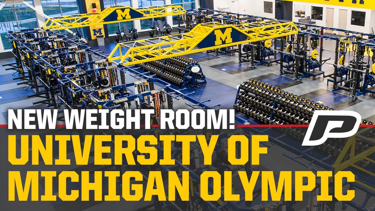University of Michigan Olympic Strength Training | Weight Room ...