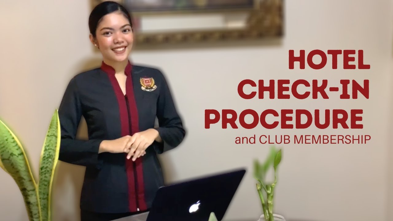 HOTEL CHECK IN & CLUB MEMBERSHIP | Front Office Operations | Demo - YouTube