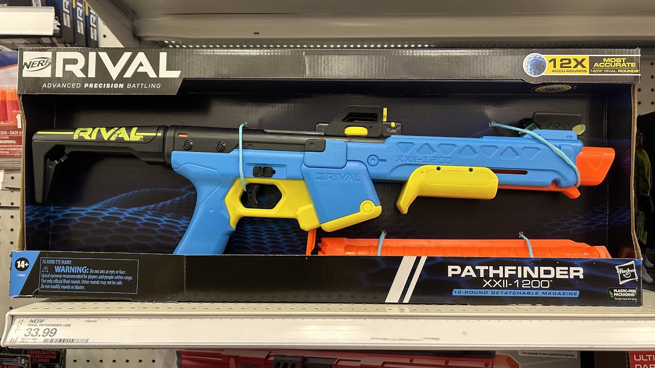 Unboxing/Reviewing the NERF Rival Pathfinder XXII 1200 inside a Mall ...