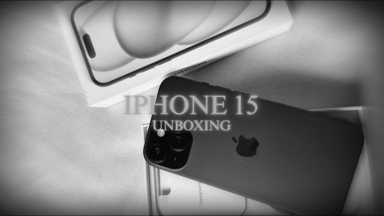 Unboxing my new iPhone 15 | Base model | 128GB Black - YouTube