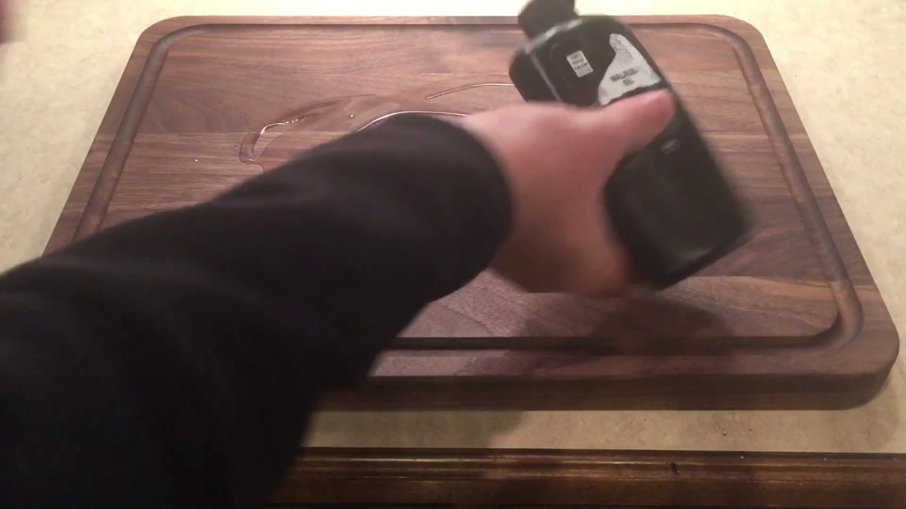 How to Oil Wood Cutting Board - YouTube