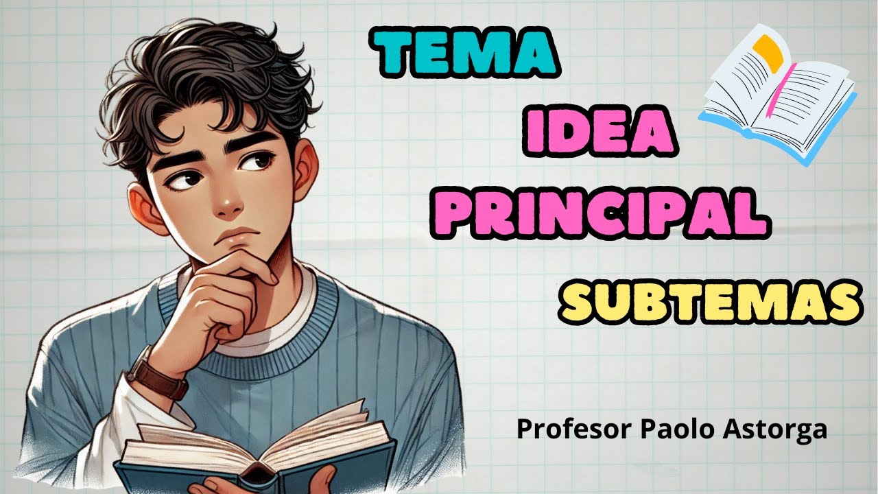 El tema, la idea principal y los subtemas EXPLICADO CON EJEMPLOS - YouTube