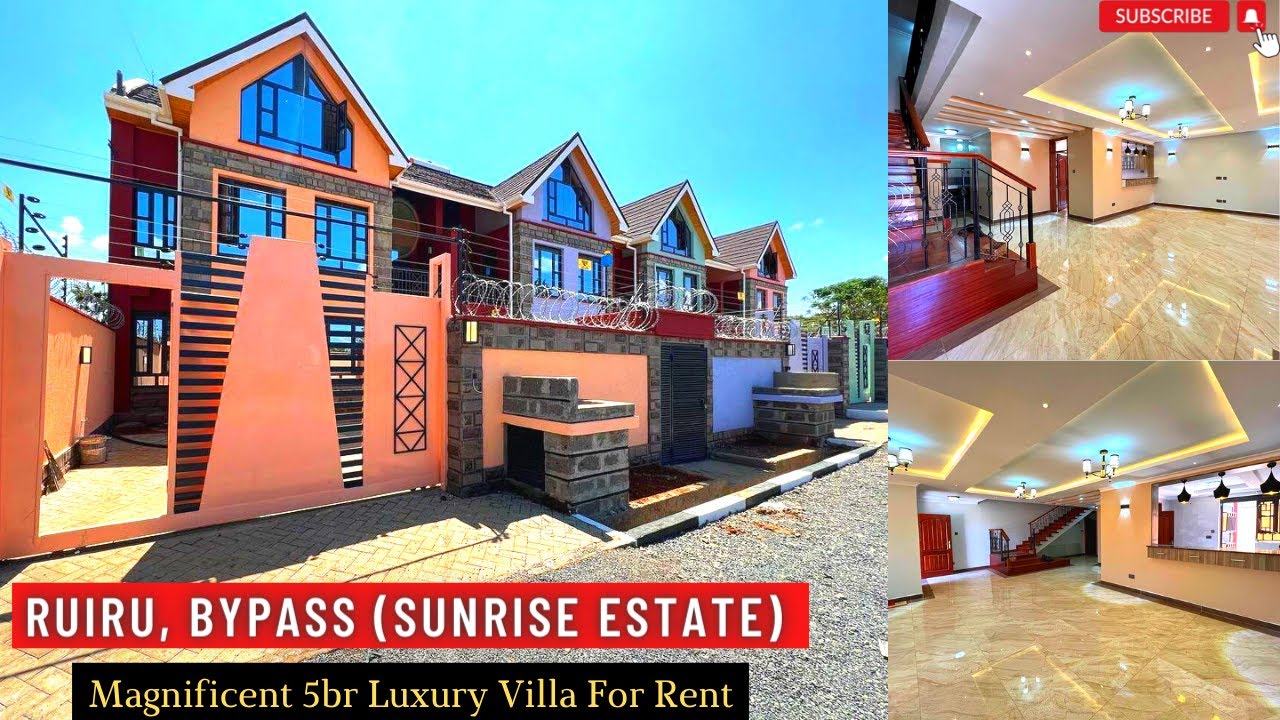 WE FOUND A 5 BED LUXURY VILLA FOR RENT/ RUIRU (Sunrise Estate)| Mansion ...