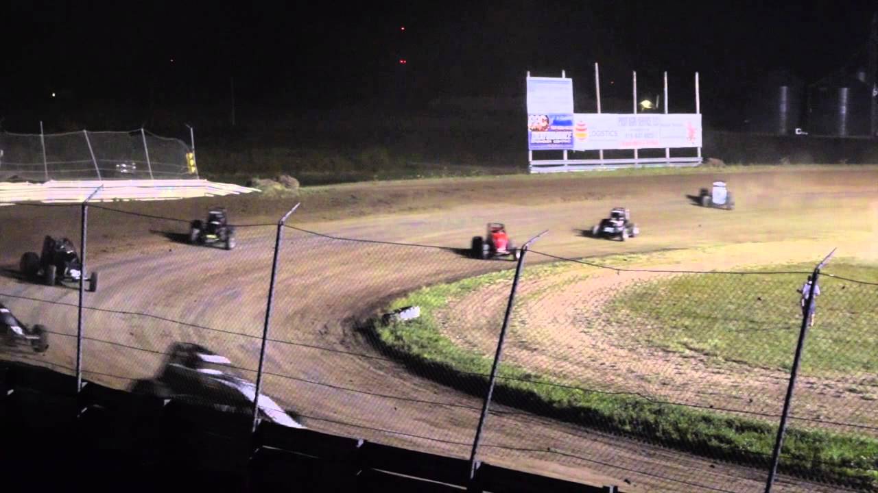Waynesfield Raceway Park 8/8/15 (Feature) - YouTube