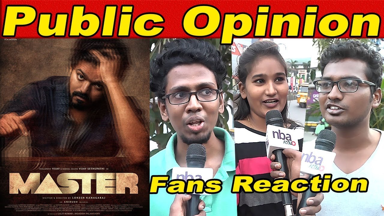 Master First Look Public Reaction | Master first Look எப்படி இருக்கு ...