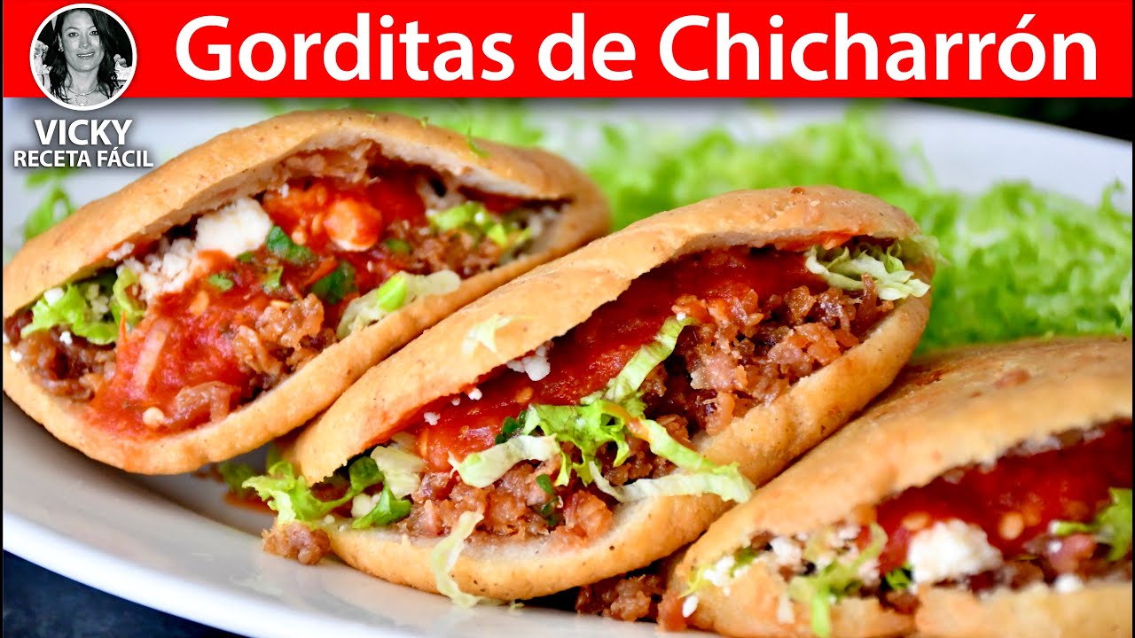 GORDITAS DE CHICHARRON PRENSADO | Vicky Receta Facil - YouTube