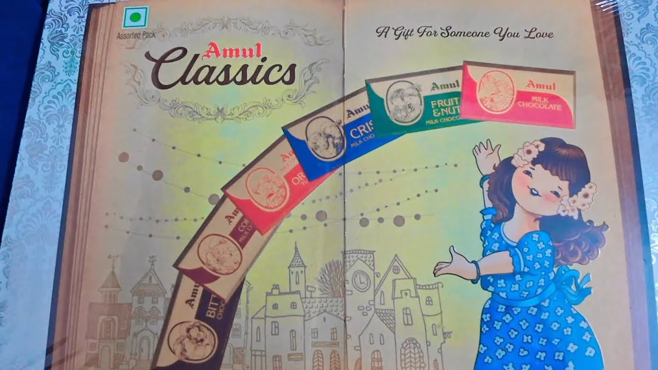 Amul Classic chocolates box of 6 pieces - YouTube