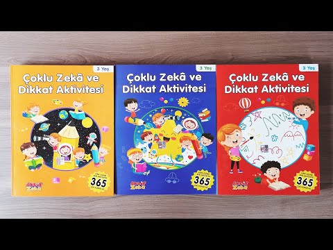 Çoklu Zeka ve Dikkat Aktivitesi Seti - 3 Yaş