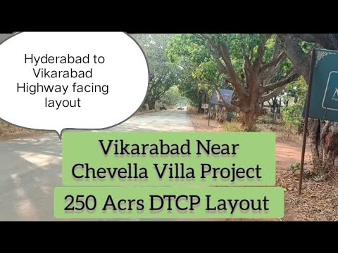 Hyderabad! Chevella!Vikarabad 250 Acrs Highway facing Villa project ...