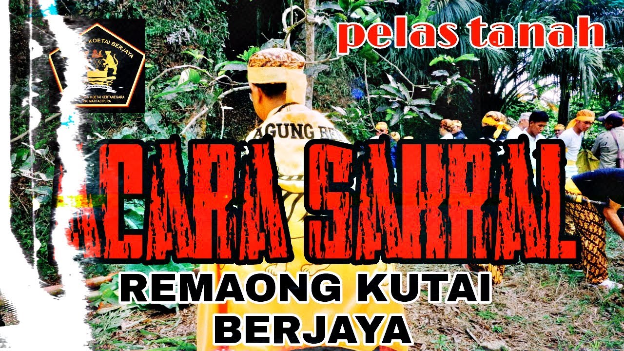 acara sakral pelas tanah tapak tilas KUTAI di Goa Batu Gelap ( Remaong ...