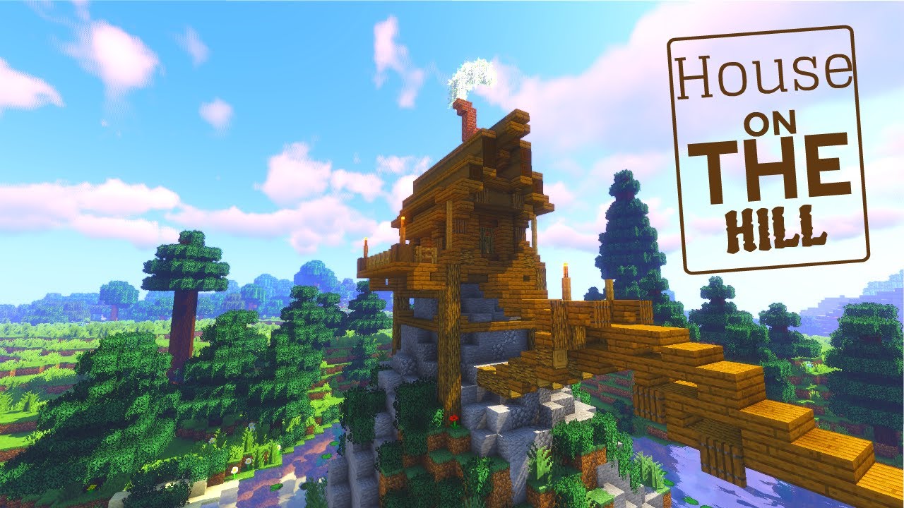 MINECRAFT - BUILD A HILL HOUSE! #1 - YouTube