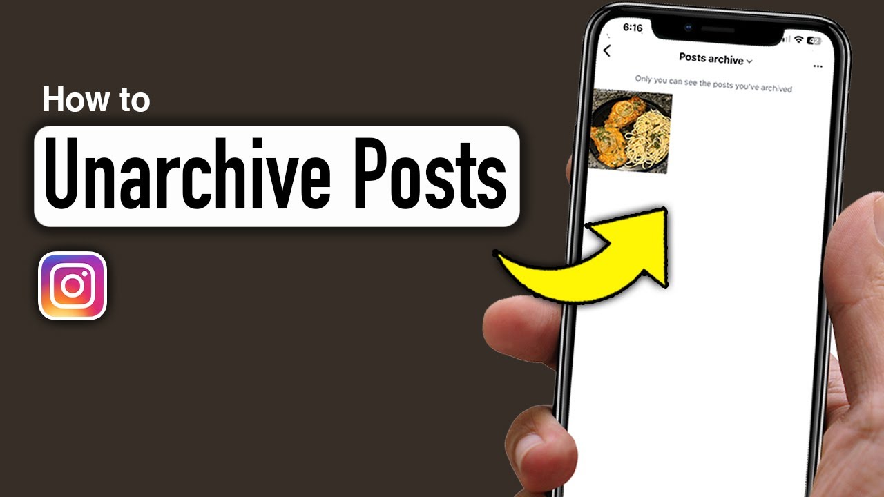 How to Unarchive a Post on Instagram - Step by Step - YouTube