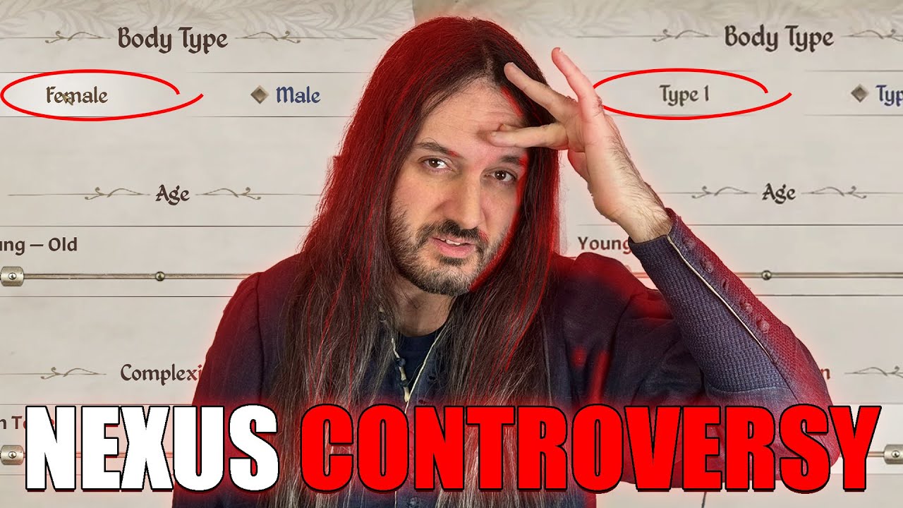 Nexus Body Type VS Male/Female Controversy With Oblivion Remaster - YouTube