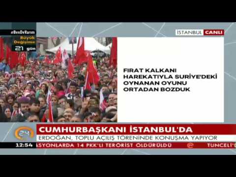 Cumhurbaşkanı Erdoğan: DEAŞ, PKK, PYD... Hepsine gerekli dersi verceğiz, veriyoruz