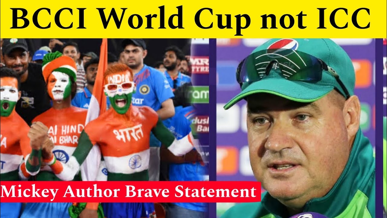 This World Cup is of BCCI not ICC | Mickey Author Brave Statement in ...