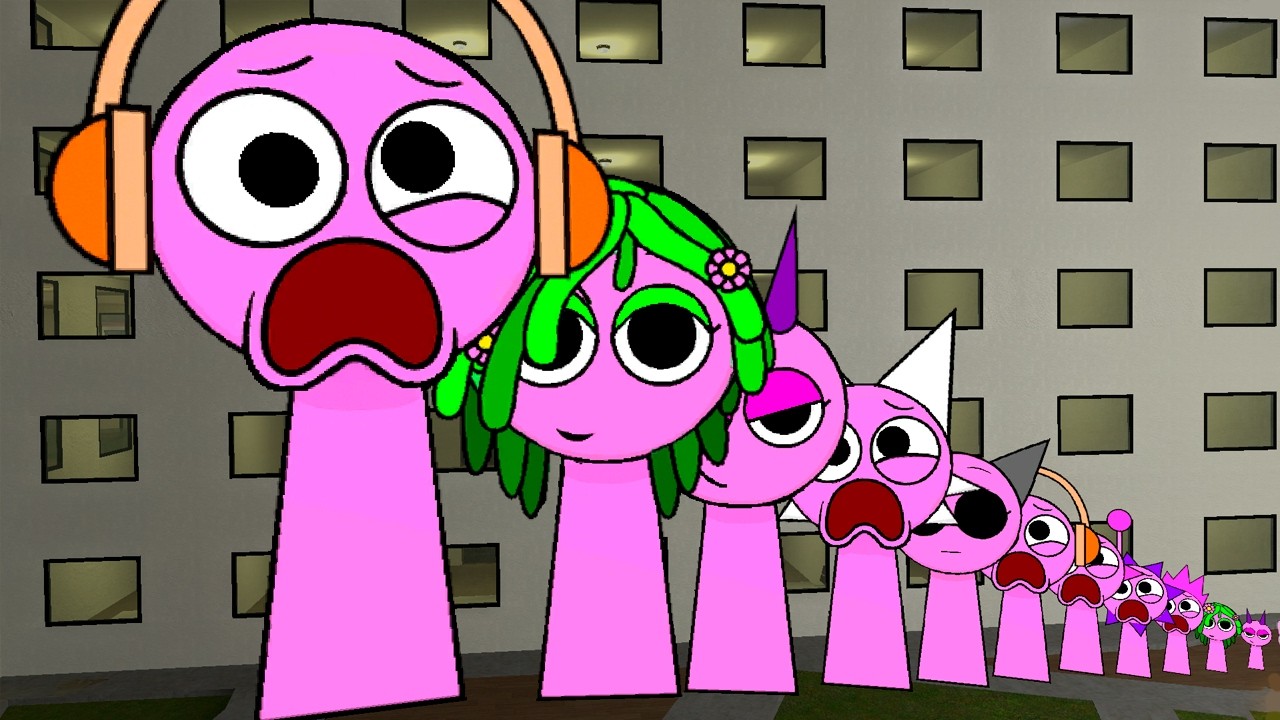 All the Sizes of Pinki Family Lost their Attributes - YouTube