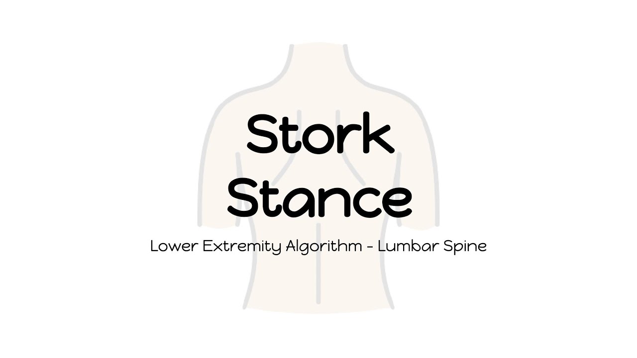Stork Stance - YouTube