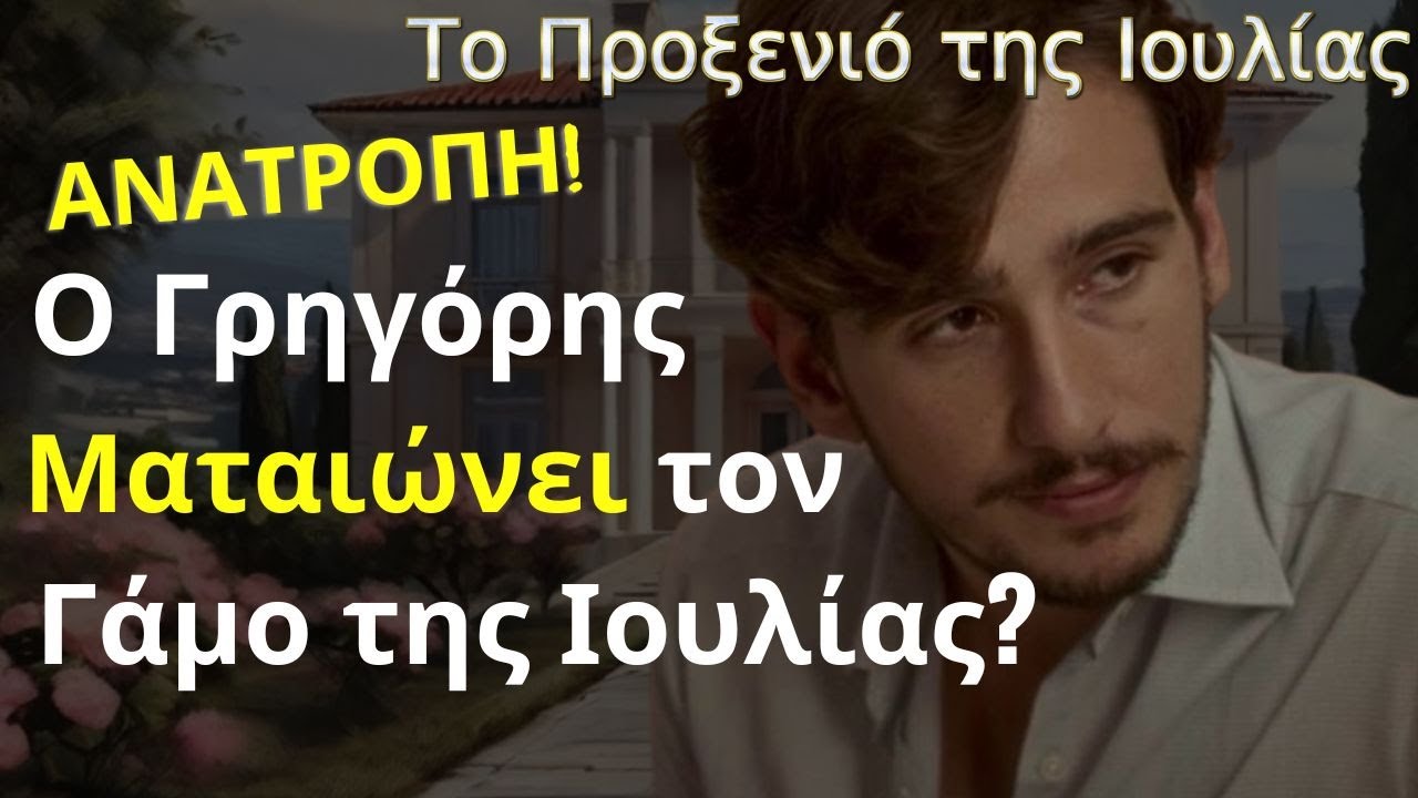Το προξενιό της Ιουλίας Spoiler: ΑΝΑΤΡΟΠΗ! Ο Γρηγόρης Ματαιώνει τον ...