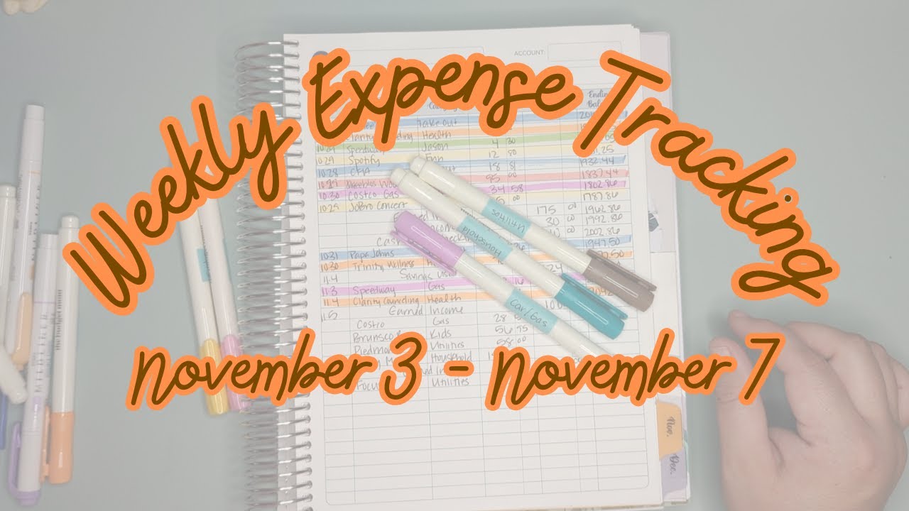 How Much Did We Spend This Week???? | Expense Tracking | November 3 ...