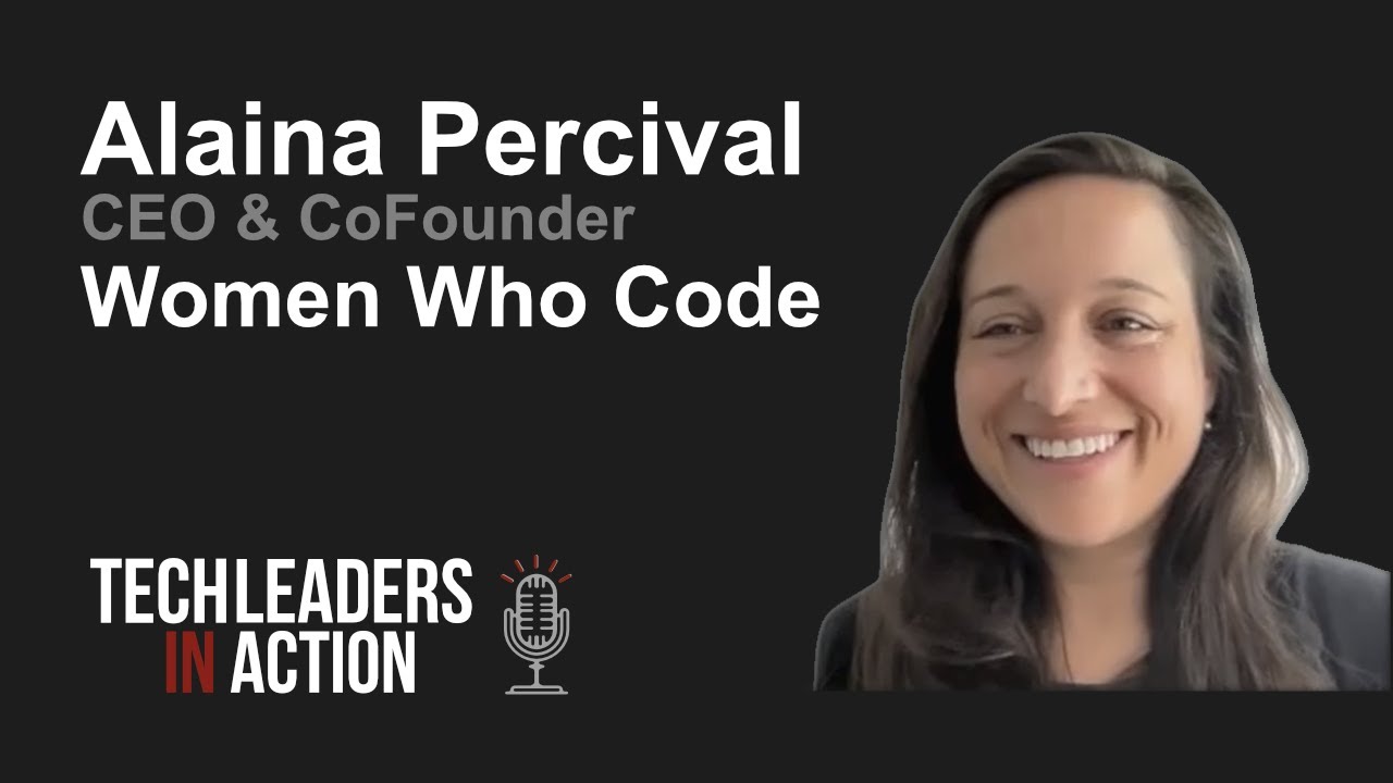 Alaina Percival CoFounder and CEO of Women Who Code - YouTube