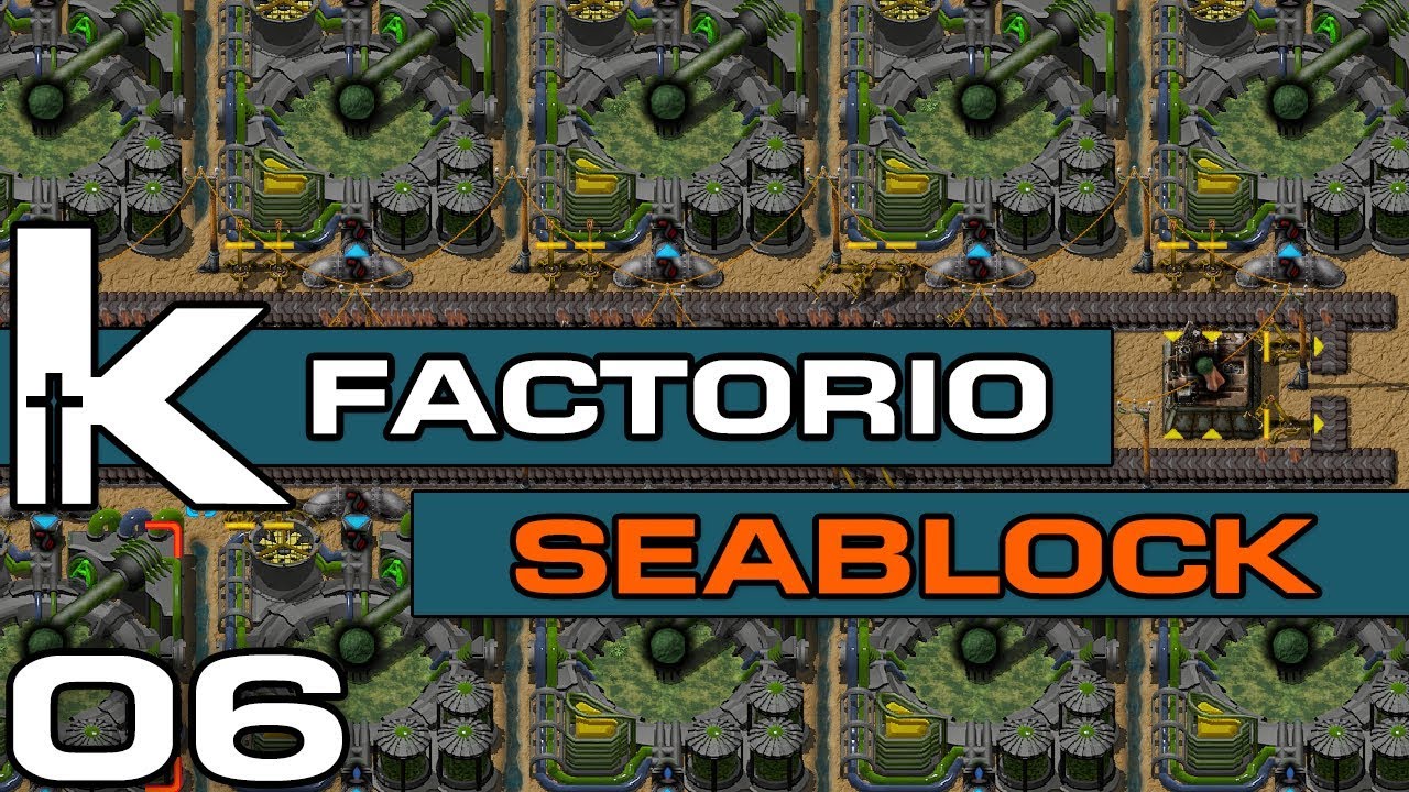 Factorio 0.17 | Sea Block Ep 06 | Algae Power! - YouTube