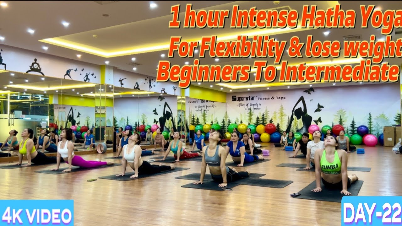 DAY-23 1 Hour Intensive Hatha Yoga Flexibility & Weight Lose| Master ...